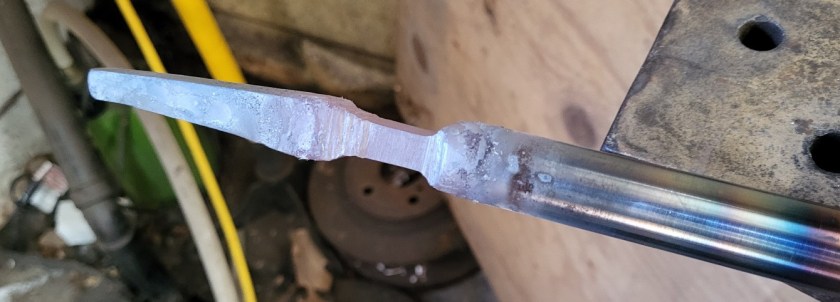 Hand Forging a Chisel from Round Bar – #1 – Of Making by Hand with Wood ...